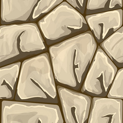 Seamless pattern of stones Royalty Free Vector Image