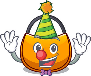 Juggling hobo bag shape on a cartoon Royalty Free Vector