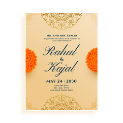 Engagement party invitation card for your sagai Vector Image