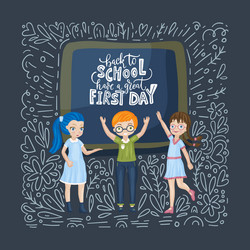 First Day of School Cartoon Vector Images (over 930)