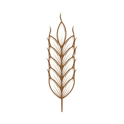 Wheat spike icon Royalty Free Vector Image - VectorStock