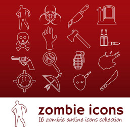 Zombie Outline Vector Images (over 3,600)