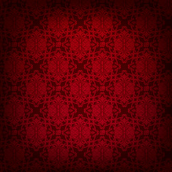 Luxury vintage red pattern background Royalty Free Vector