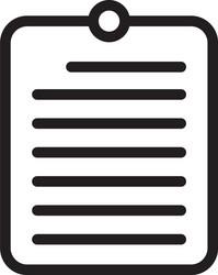 List icon template black color editable icon Vector Image