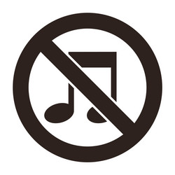 No talking sign Royalty Free Vector Image - VectorStock