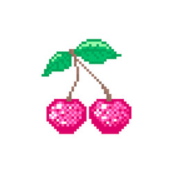 Cherry Pixel Art Vector Images (over 280)