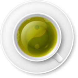 Chinese tea symbols traditional eastern Royalty Free Vector