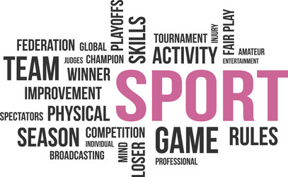 Sport Wording Vector Images (over 12,000)