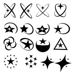 Y2k 42 symbol and icon memphis frame elements Vector Image