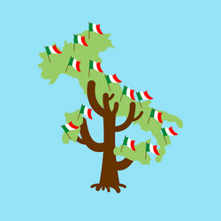 Italy Tree Map Vector Images (70)