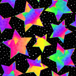 Universe with planets and stars seamless pattern Vector Image