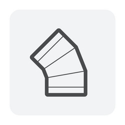 Duct icon black Royalty Free Vector Image - VectorStock