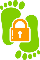 Foot care logo icon design Royalty Free Vector Image