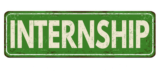 Internship job concept Royalty Free Vector Image