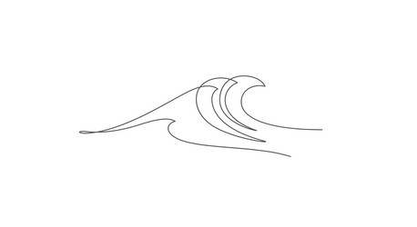Ocean Wave Line Drawing Vector Images (over 9,000)