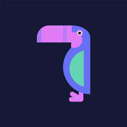 Parrot kakadu bird Royalty Free Vector Image - VectorStock