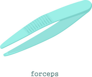 Reverden spatula medical surgical instrument Vector Image