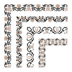 Decorative seamless border Royalty Free Vector Image
