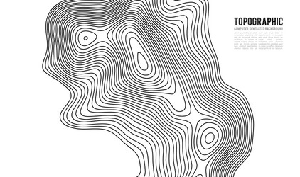 Topographic map contour background topo Royalty Free Vector