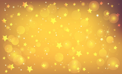 Magic pink kawaii background in sparkling stars Vector Image