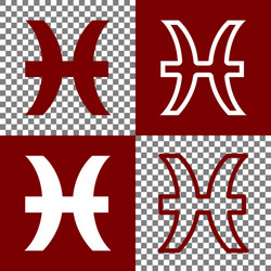 Transparent Pisces Vector Images (over 250)