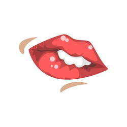 Biting Lip Vector Images (over 3,000)