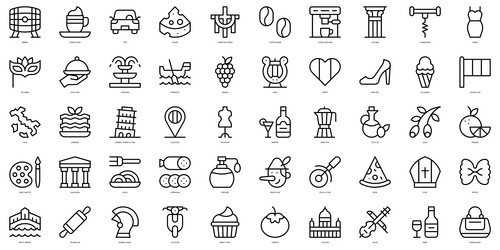Currency symbols set with names Royalty Free Vector Image