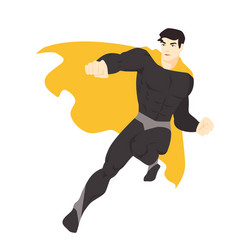 Male superhero or superman man with muscular body Vector Image