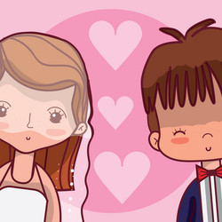Couple Honeymoon Cartoon Vector Images (over 2,300)