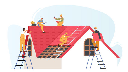 Cartoon Roofing Clipart