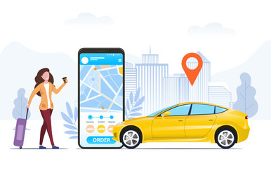 Ride Hailing Vector Images (over 200)