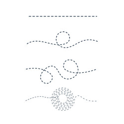 Dotted Line Path Vector Images (over 3,900)