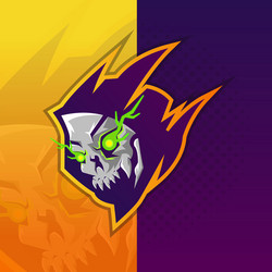 E-sports team logo template with eagle Royalty Free Vector