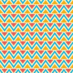 Colors chevron pattern background retro vintage Vector Image