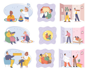 Social relationship working together we can Vector Image