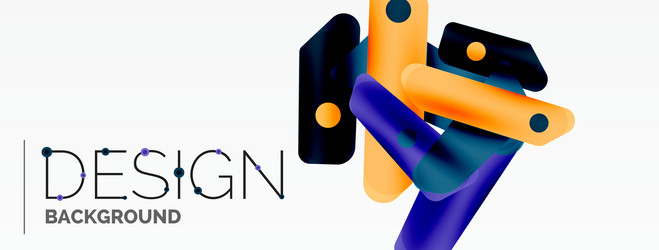 Tech minimal geometric wallpaper creative Vector Image