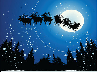 Santa Flying Vector Images (over 4,900)