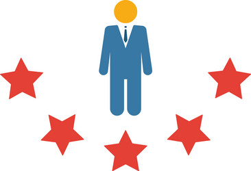 Excellence icon simple creative element filled Vector Image