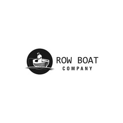 Row boat logo Royalty Free Vector Image - VectorStock