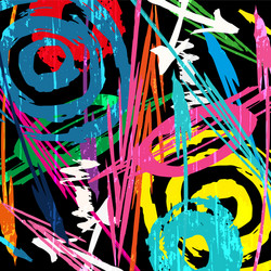 Dark black abstract flat urban street art graffiti