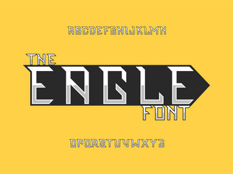 Eagle Bold Alphabet Vector Images (95)