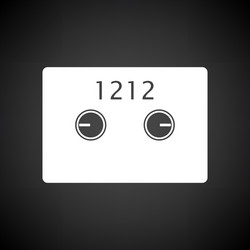 Safe cell icon Royalty Free Vector Image - VectorStock