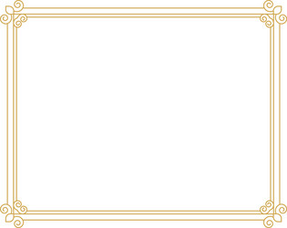 Certificate border for your design Royalty Free Vector Image