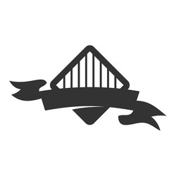 Emblem blank template logo icon brand identity Vector Image