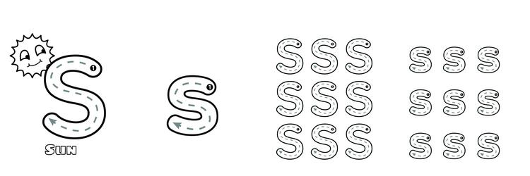 Trace Letter S Vector Images (over 490)