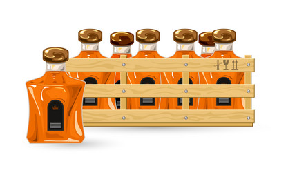 Alcohol Animated Bottle Vector Images (over 2,500)