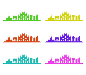 Skyline Milano Silhouette Vector Images (over 140)