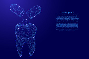 Tooth Dental Polygon Vector Images (over 290)