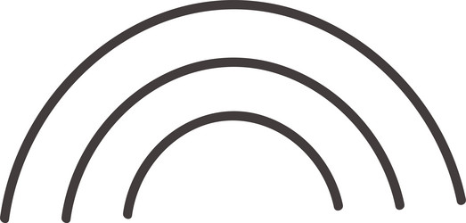 Abstract arch lines Royalty Free Vector Image - VectorStock