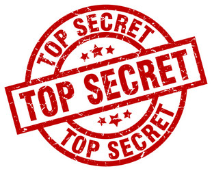 Top secret stamp Royalty Free Vector Image - VectorStock